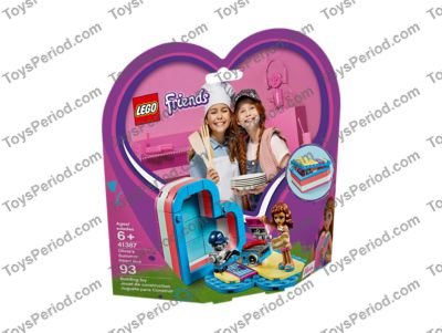 LEGO 41387 Olivia's Summer Heart Box Set Parts List