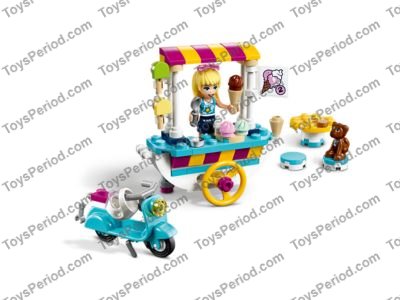 LEGO 41389 Ice Cream Cart Set Parts List