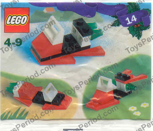 LEGO 4524-15 Advent Calendar 2002, Creator (Day 14) Jet Ski Set Parts List