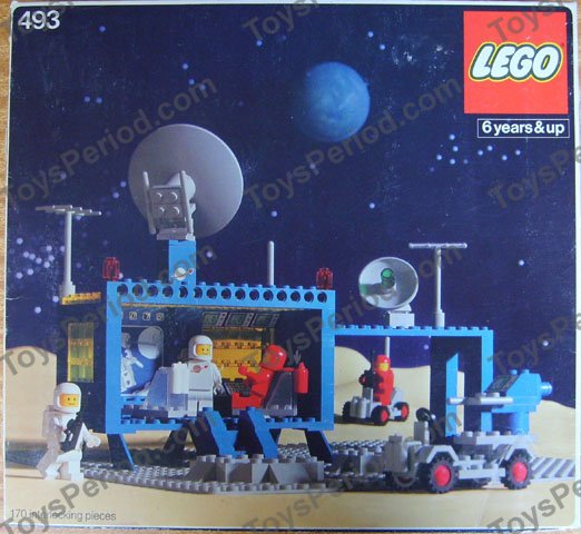 LEGO 493-1 Space Command Center (Flatplate Version) Instructions and ...