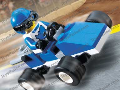 LEGO 1272 Blue Racer Instructions and Parts List