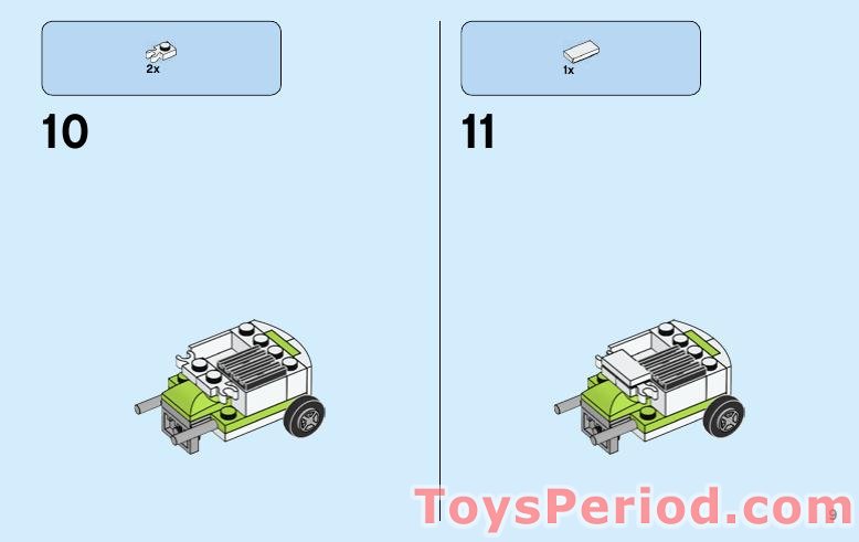 LEGO 60110 Fire Station Instructions and Parts List