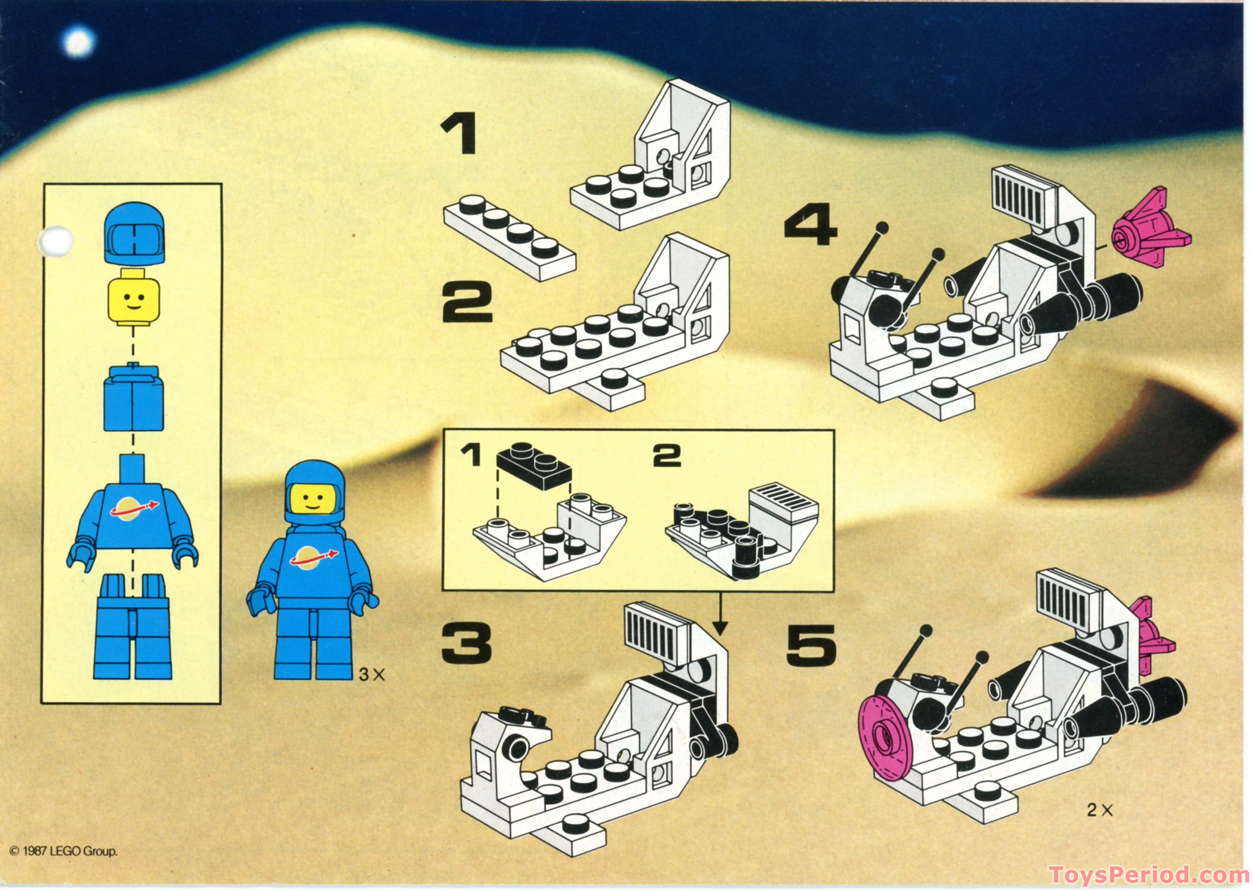 LEGO 6722 Styracosaurus Instructions and Parts List