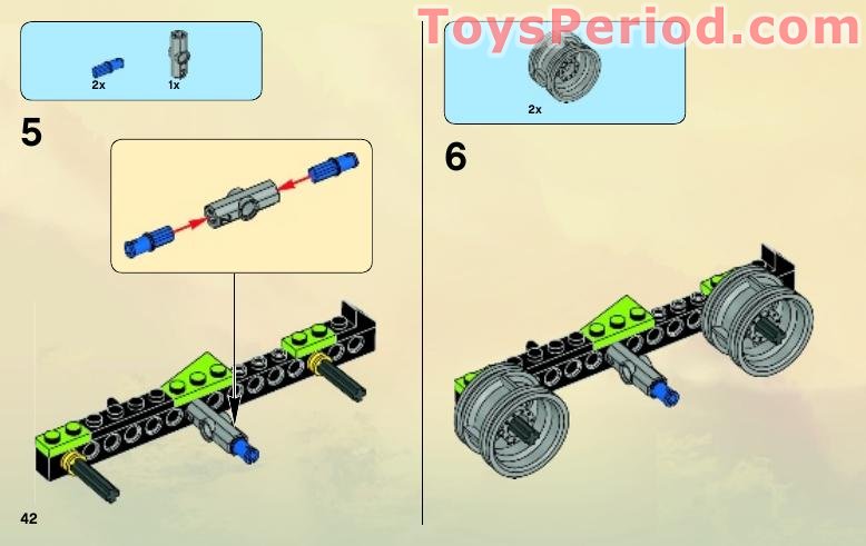 LEGO 70501 Warrior Bike Instructions and Parts List