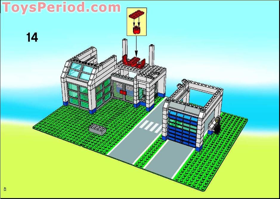 LEGO 10159-2 City Airport - Full Size Image Box Instructions and Parts List