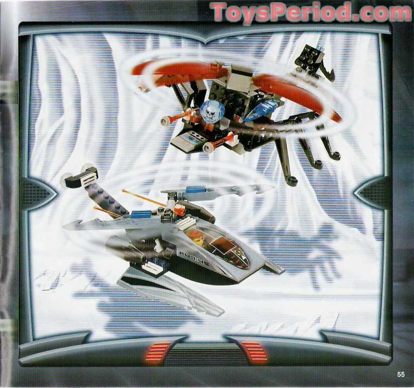 LEGO 4745 Blue Eagle vs. Snow Crawler Instructions and Parts List