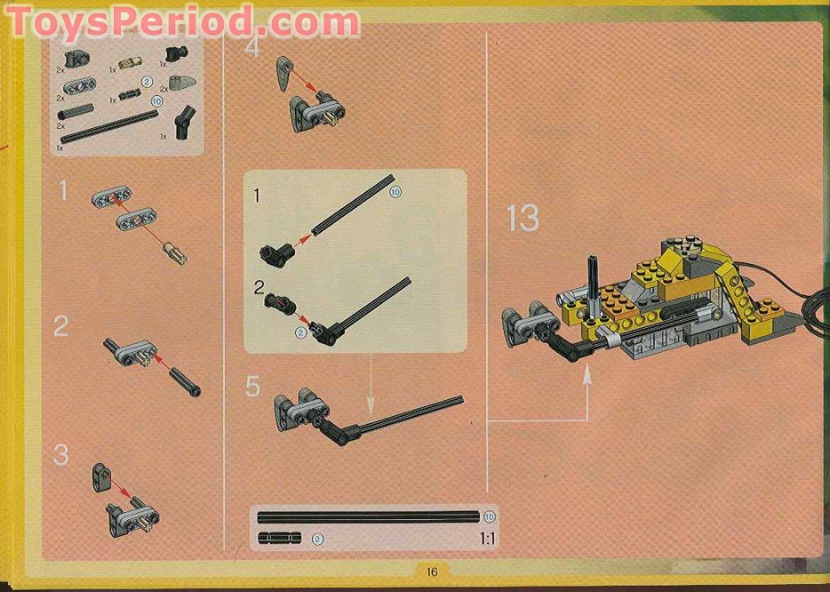 LEGO 4094 Motor Movers Instructions and Parts List