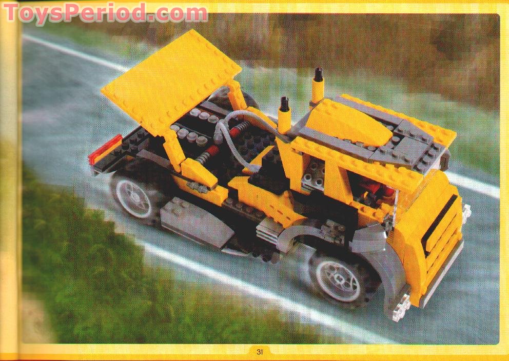 LEGO 4404 Land Busters Instructions and Parts List