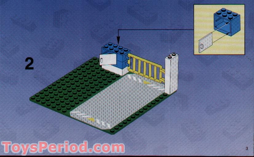 LEGO 6435 Coast Guard Hq Instructions and Parts List