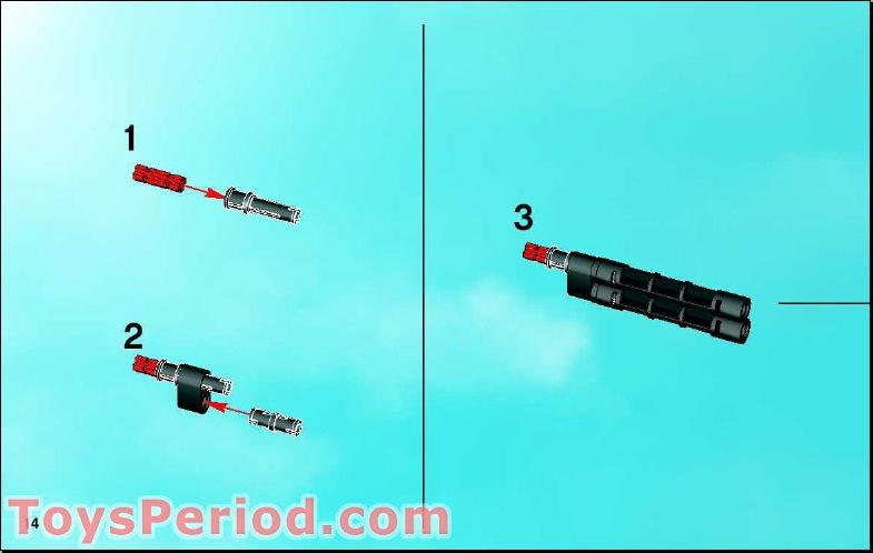 LEGO 7708 Uplink Instructions and Parts List