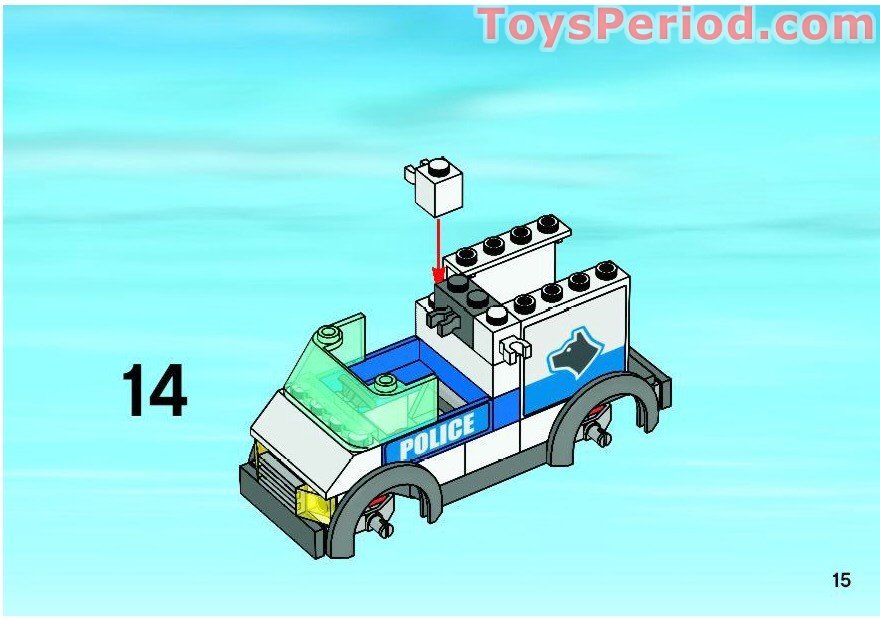 LEGO 7744 Police Headquarters Instructions and Parts List