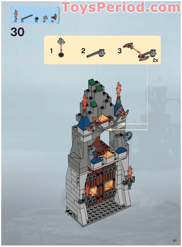 LEGO 7036 Dwarves' Mine Instructions and Parts List