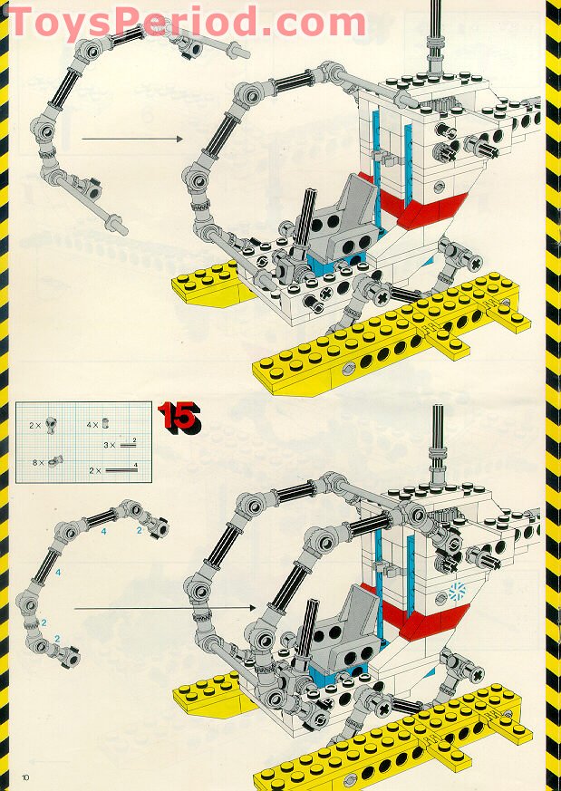 LEGO 8640 Polar Copter Instructions and Parts List