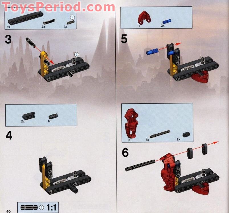 LEGO 8755 Keetongu Instructions and Parts List