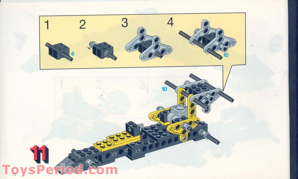 LEGO 8818 Baja Blaster Instructions and Parts List