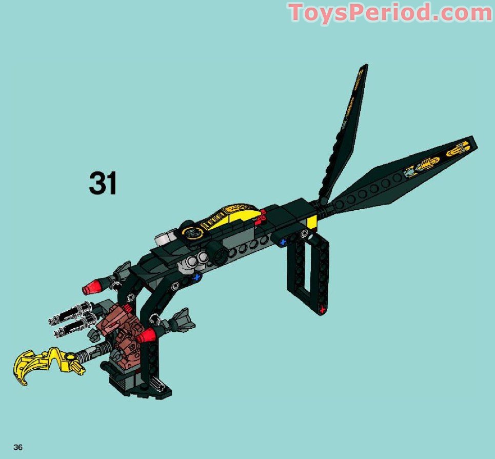 LEGO 8117 Storm Lasher Instructions and Parts List