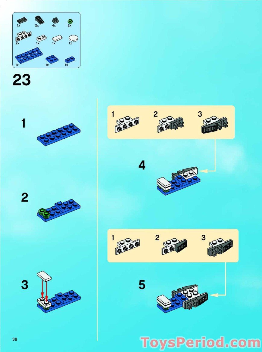 LEGO 8118 Hybrid Rescue Tank Instructions and Parts List