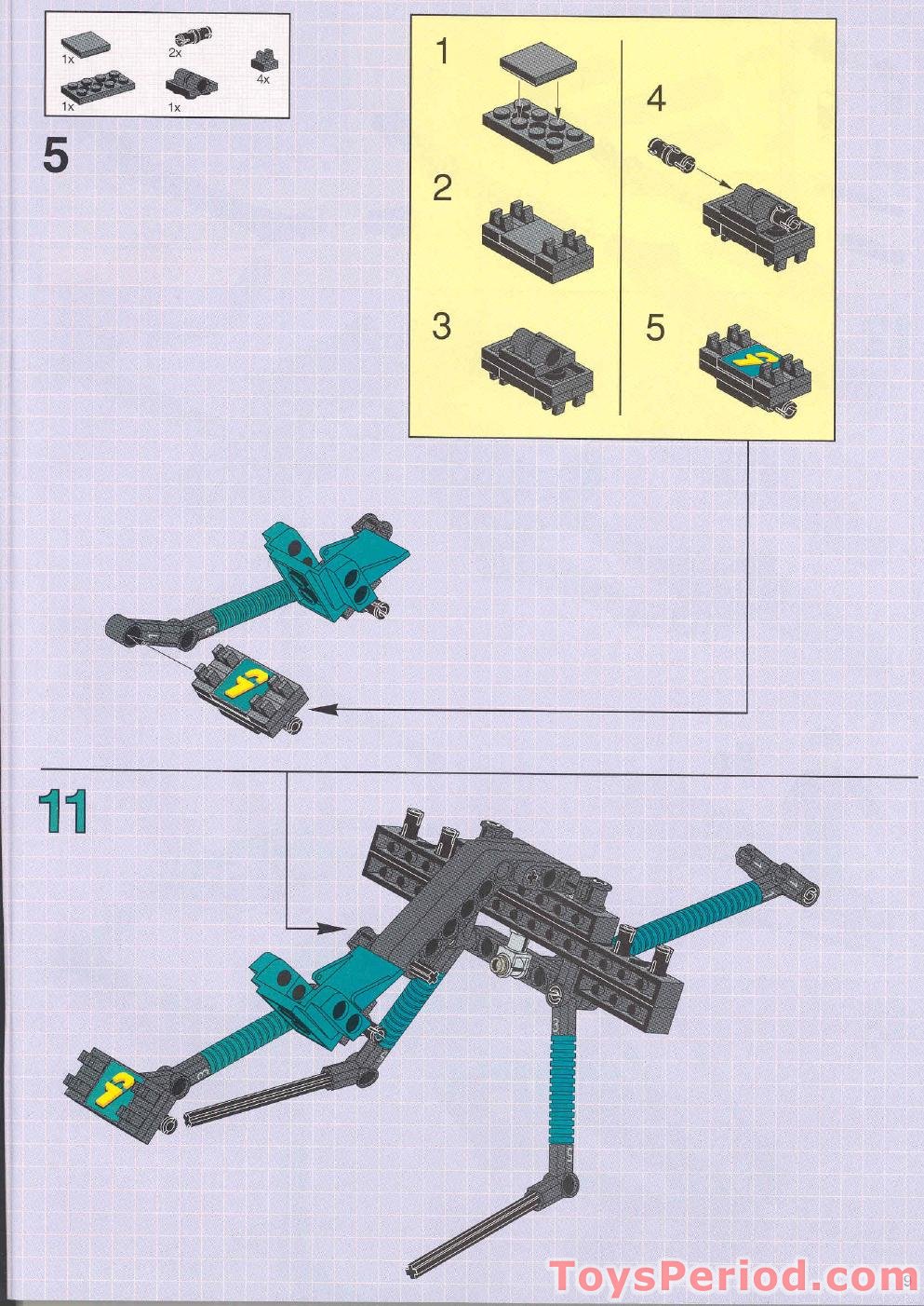 LEGO 8266 Super Challenge Instructions and Parts List