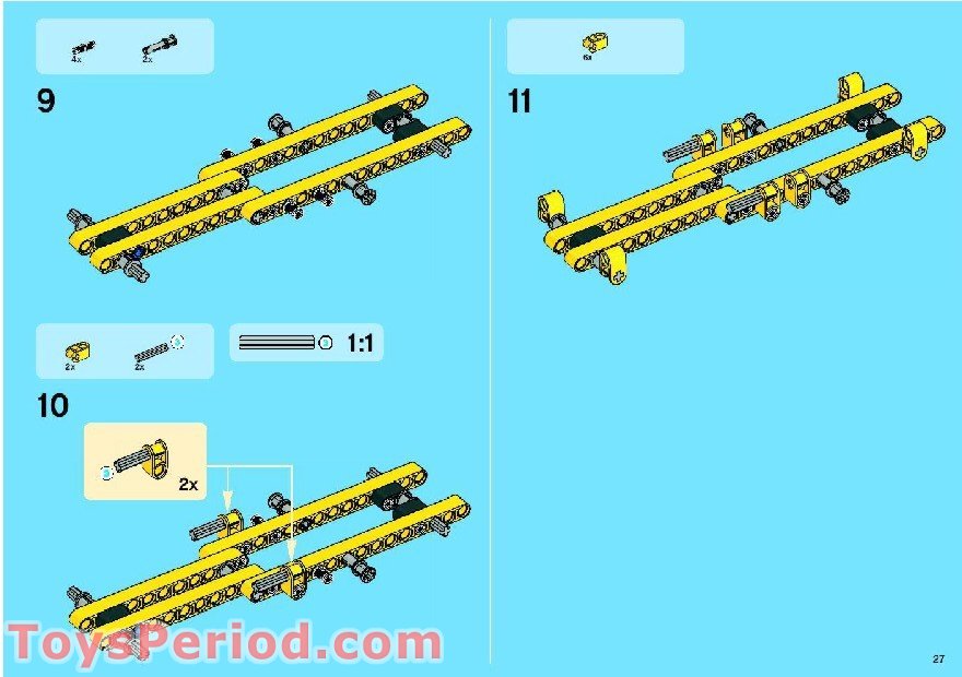 LEGO 8264 Hauler Instructions and Parts List