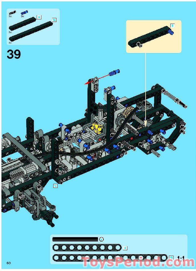 LEGO 8297 Off Roader Instructions and Parts List
