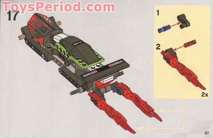 LEGO 8493 Red Ace Instructions and Parts List