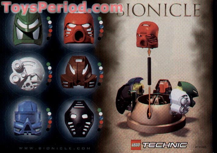 LEGO 8534-1 Tahu Instructions and Parts List