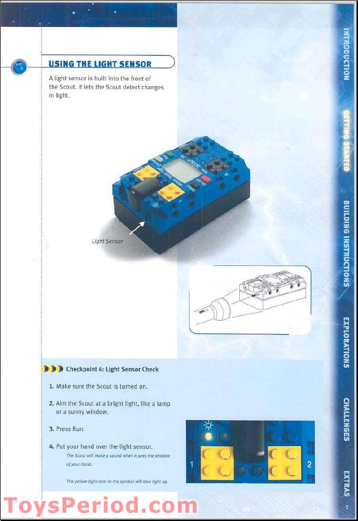 LEGO 9735 Robotics Discovery Set Instructions and Parts List