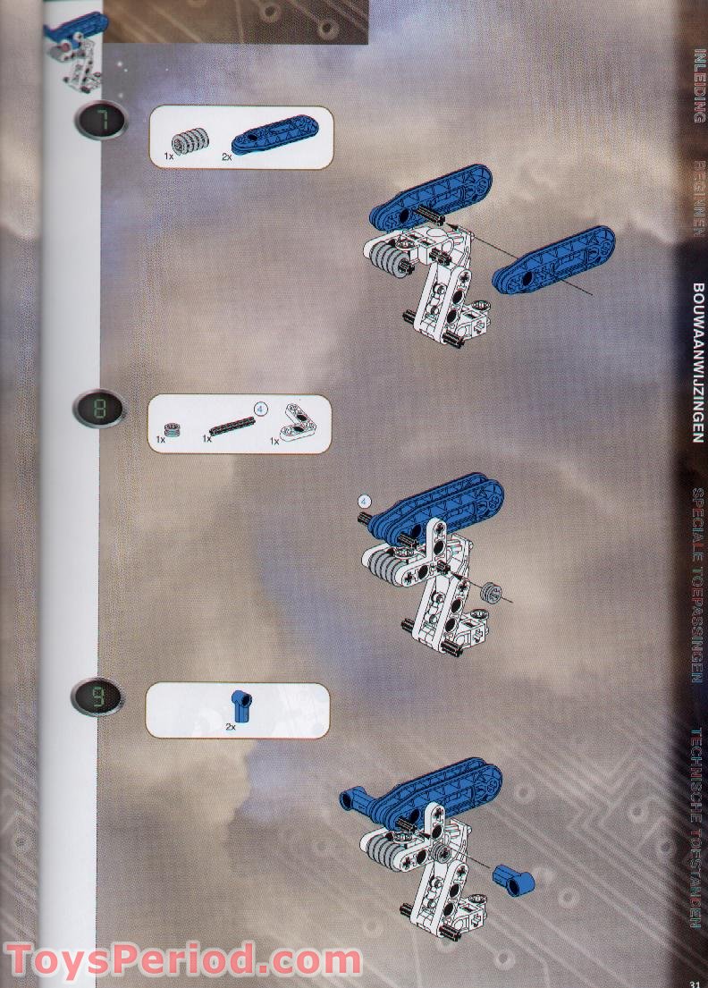 LEGO 9748 Droid Developer Kit Instructions and Parts List