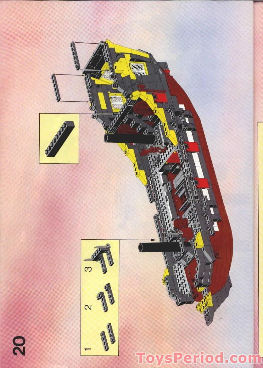 LEGO 6285 Black Seas Barracuda Instructions and Parts List