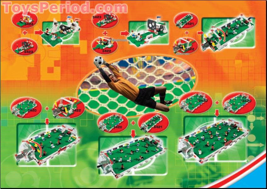 LEGO 3421 3 v 3 Shootout Instructions and Parts List