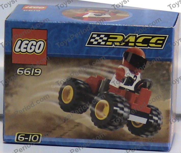 LEGO 6619 Red Four Wheel Drive Instructions and Parts List