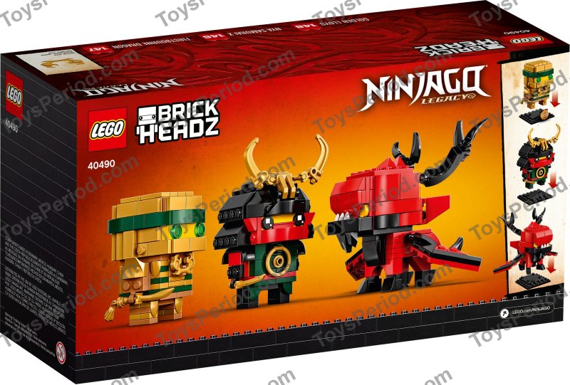 LEGO 40490 Ninjago 10 Set Parts List