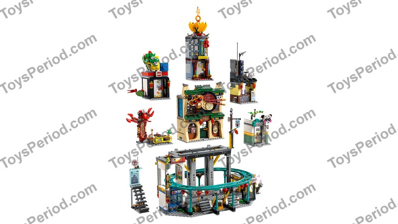 LEGO 80036 The City of Lanterns Set Parts List