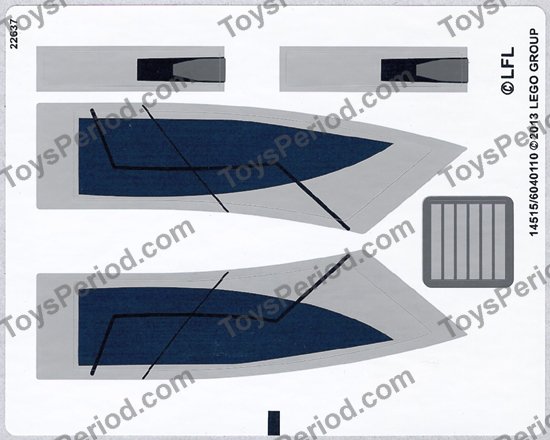 LEGO Sets with Part 75022stk01 Sticker Sheet for Set 75022 - (14515/ ...