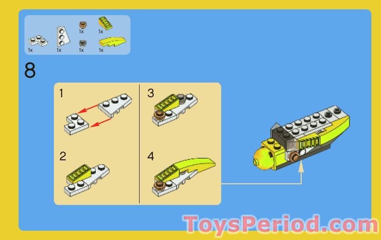 LEGO 5765 Transport Truck Instructions and Parts List
