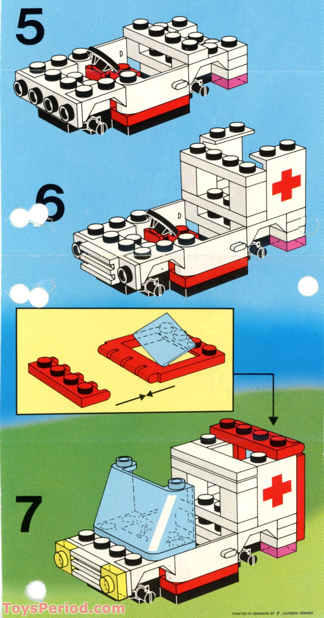 LEGO 6523 Red Cross Instructions and Parts List