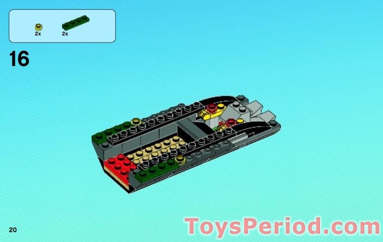 LEGO 76006 Iron Man: Extremis Sea Port Battle Instructions and Parts List