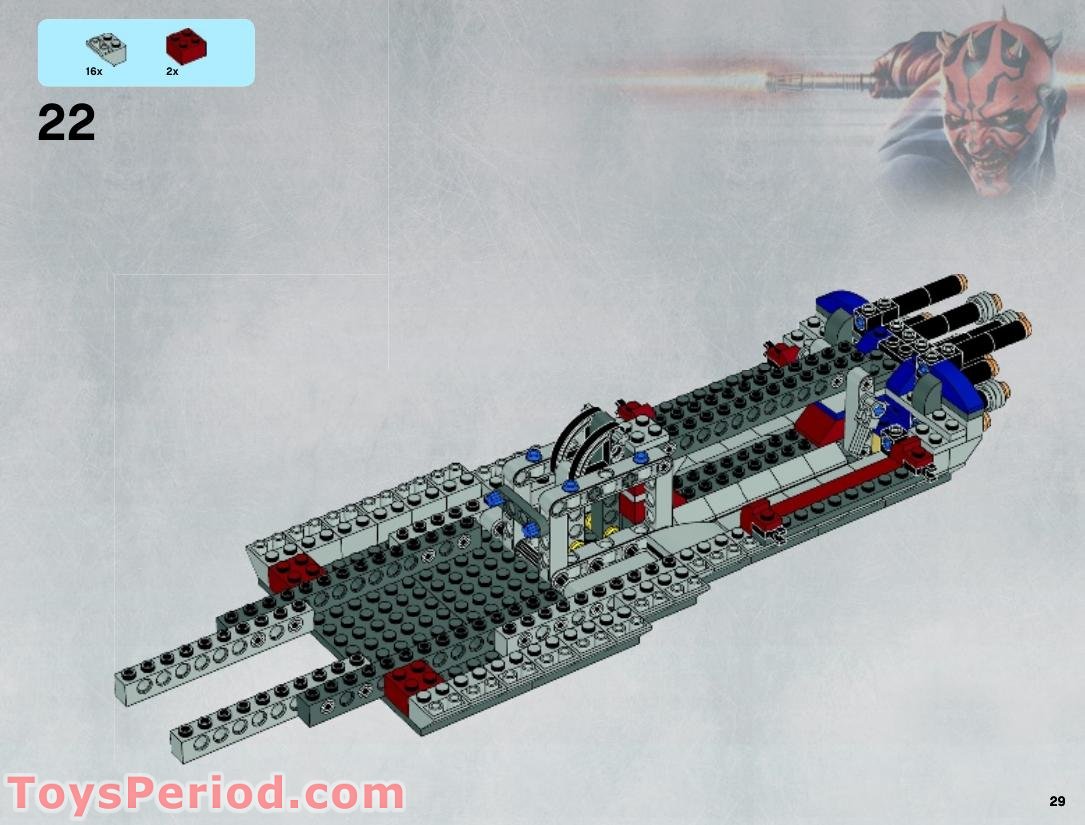 LEGO 9515 The Malevolence Instructions and Parts List