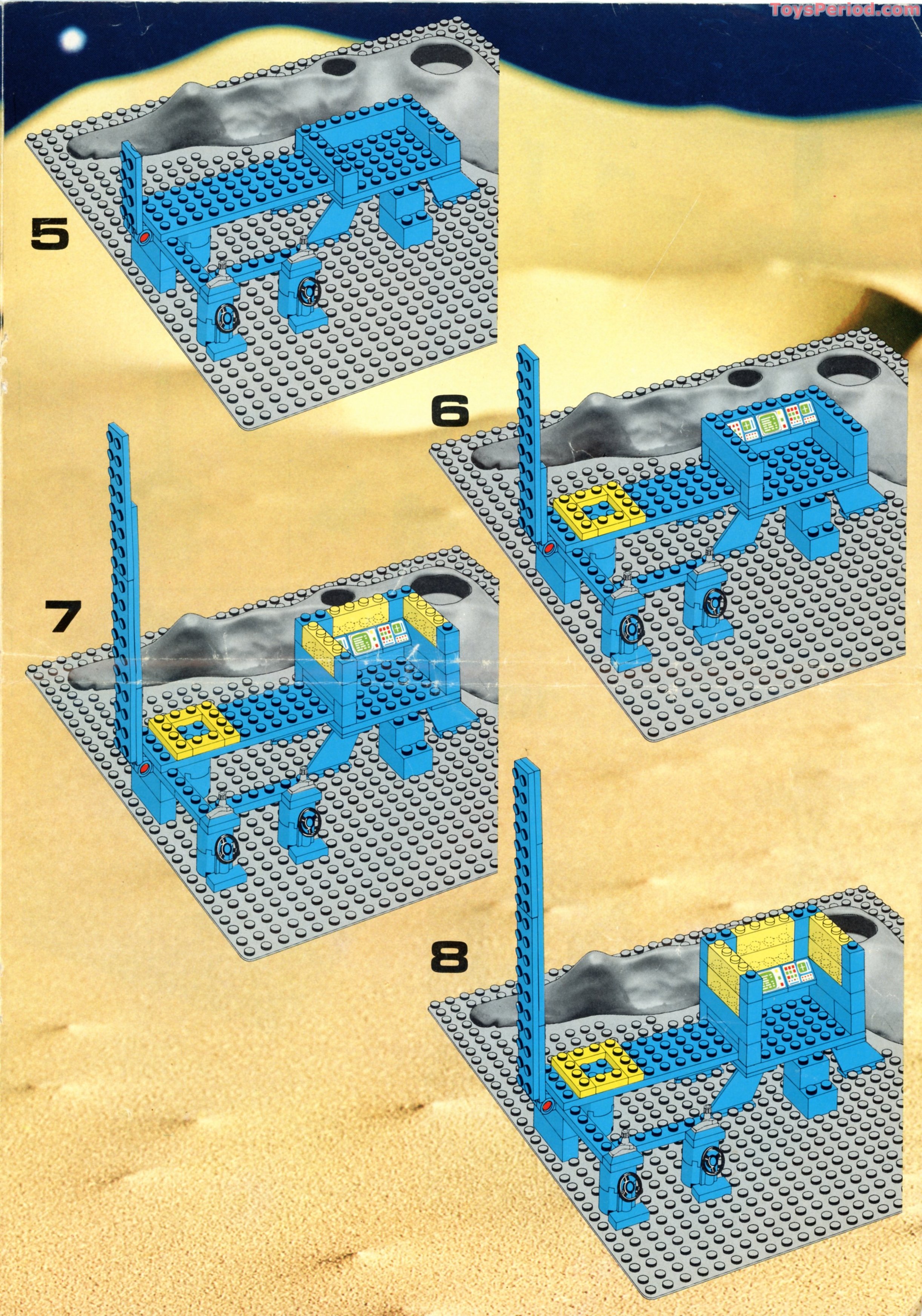 LEGO 920 Alpha-1 Rocket Base (Non-US Version of 483) Instructions and ...
