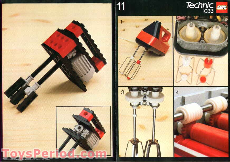 LEGO 1033 Building Instructions for Set 1032 Instructions and Parts List