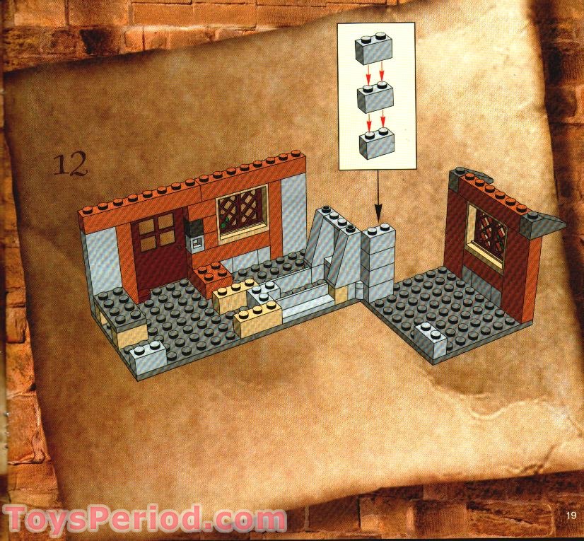 LEGO 4728 Escape from Privet Drive Instructions and Parts List