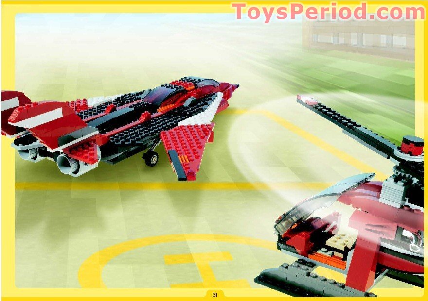 LEGO 4403 Air Blazers Instructions and Parts List