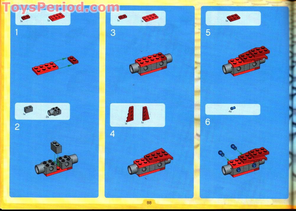 LEGO 4507 Prehistoric Creatures Instructions and Parts List