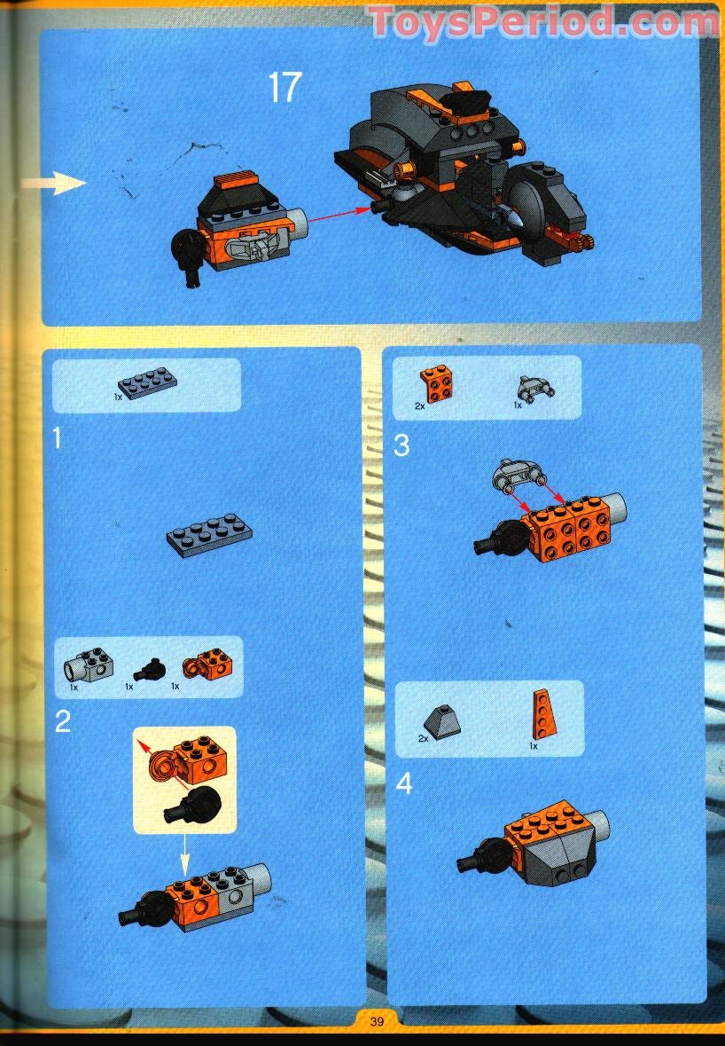 LEGO 4508 Titan Xp Instructions and Parts List