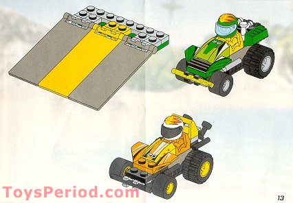 LEGO 4594 Maverick Sprinter and Hot Arrow Instructions and Parts List