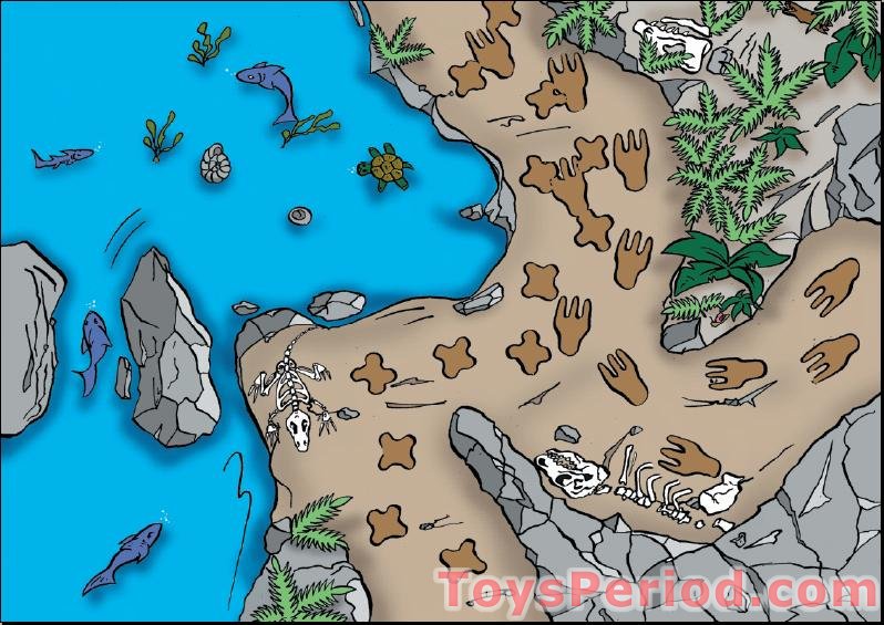 LEGO 6721 Mosasaurus Instructions and Parts List