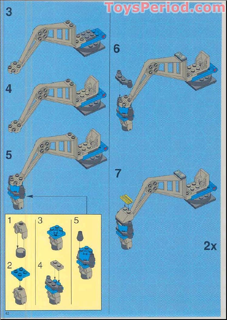 LEGO 6977 Arachnoid Star Base Instructions and Parts List