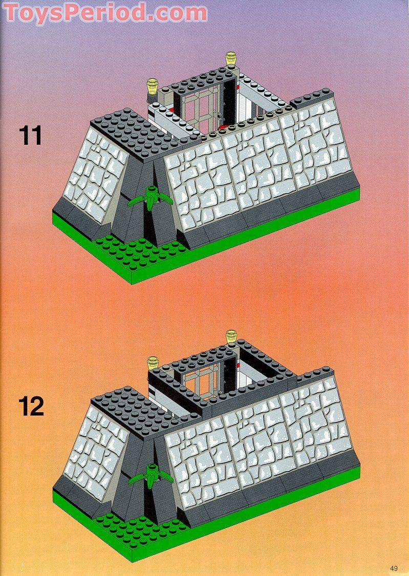 LEGO 6093 Flying Ninja Fortress Instructions and Parts List