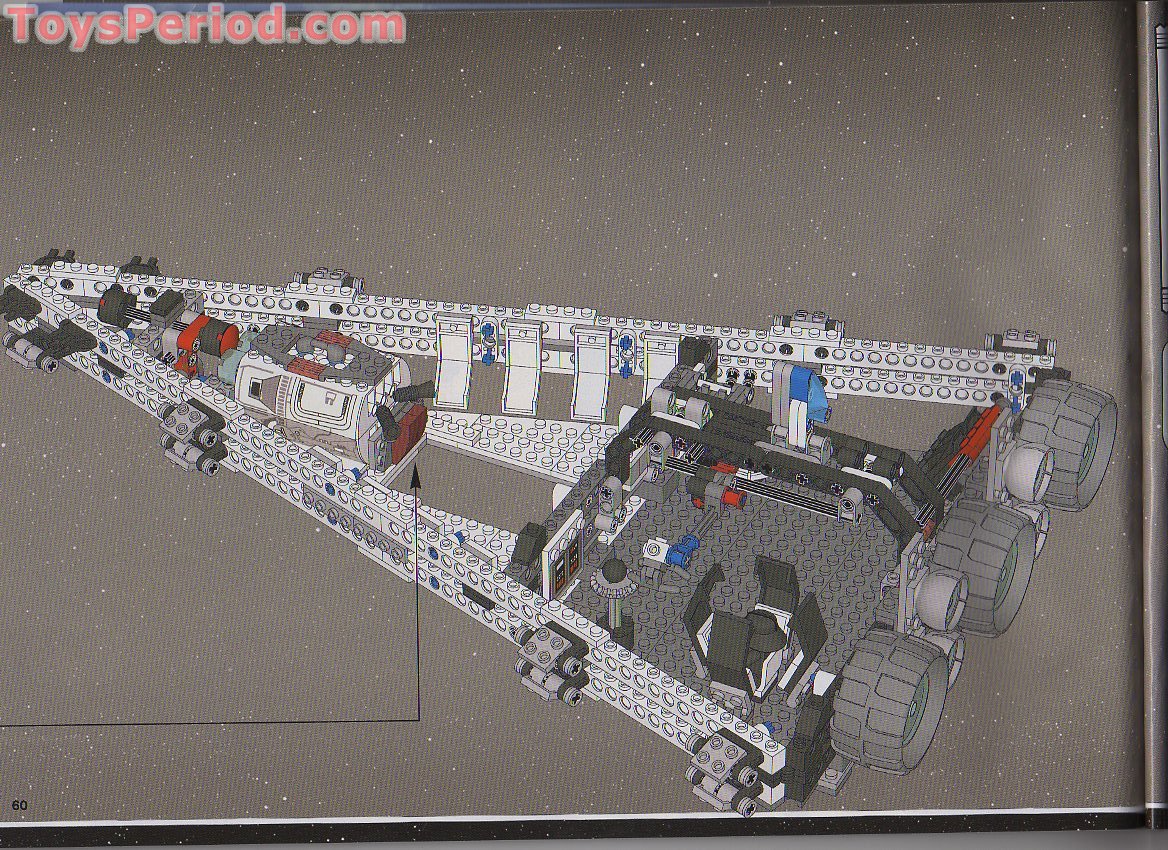 LEGO 6211 Imperial Star Destroyer Instructions and Parts List