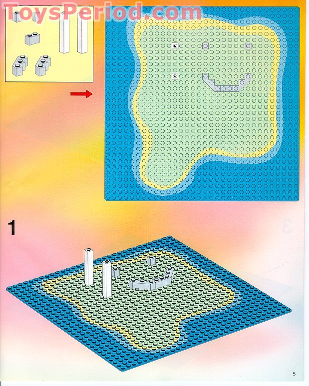 LEGO 6414 Dolphin Point Instructions and Parts List